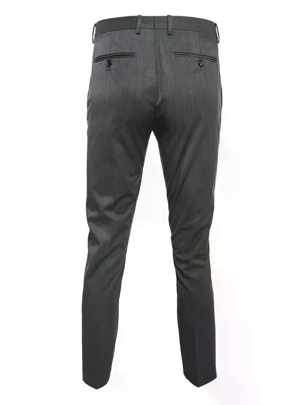 Giorgio Armani Virgin Wool Straight-leg Trousers