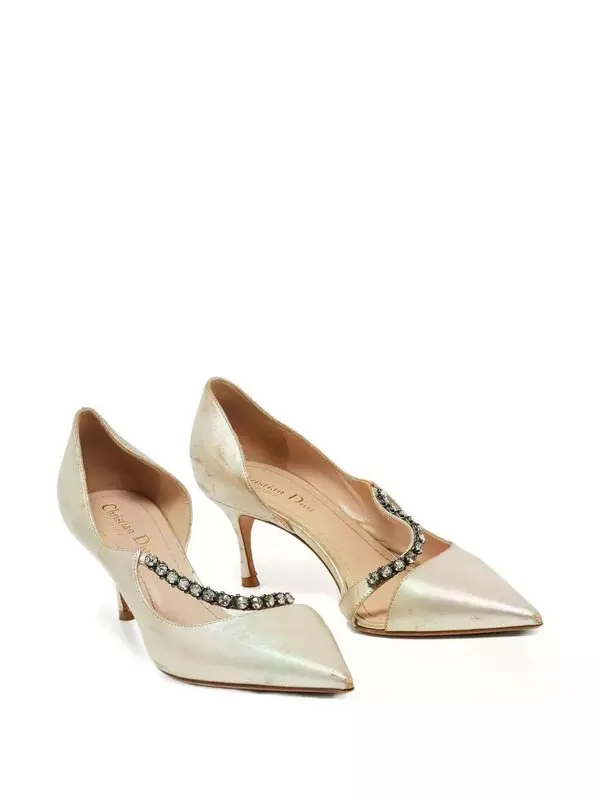 Dior Pointed-toe Crystal Pumps