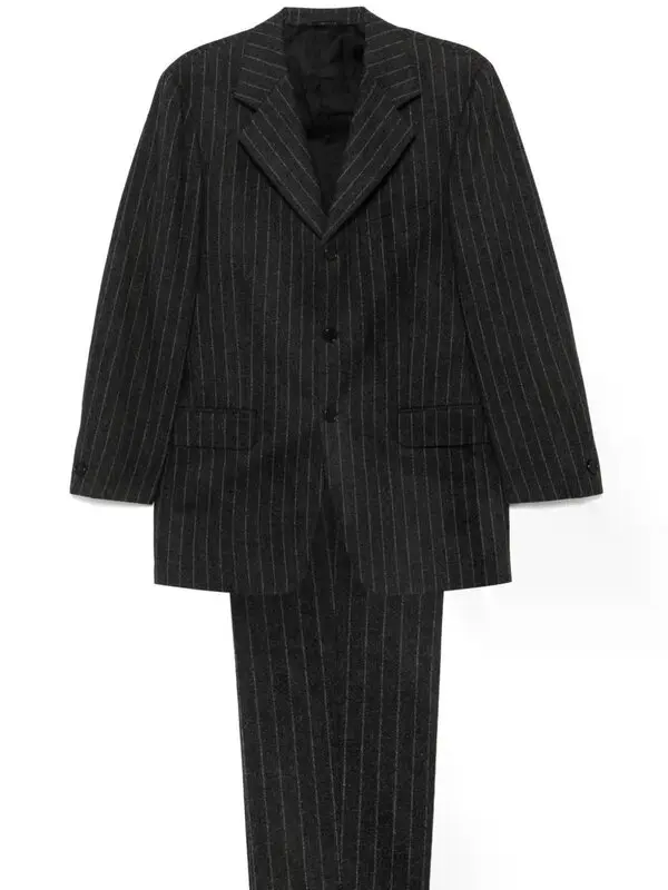 ROMEO GIGLI 1990s Pinstripe Suit - Grey