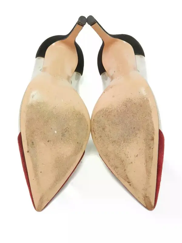 GIANVITO ROSSI 105mm Pointed-toe Pumps - White