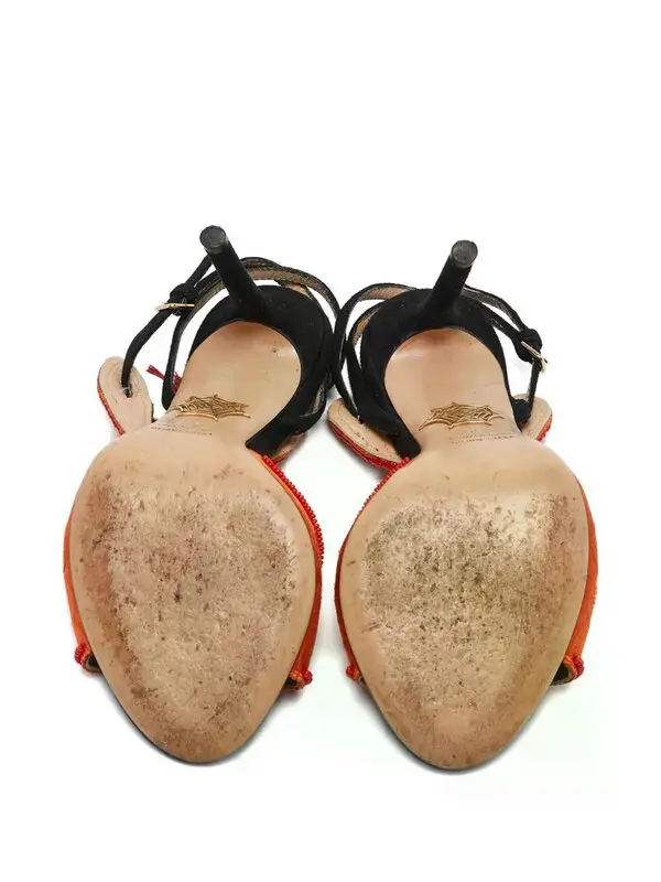 CHARLOTTE OLYMPIA 100mm Embroidered-design Sandals