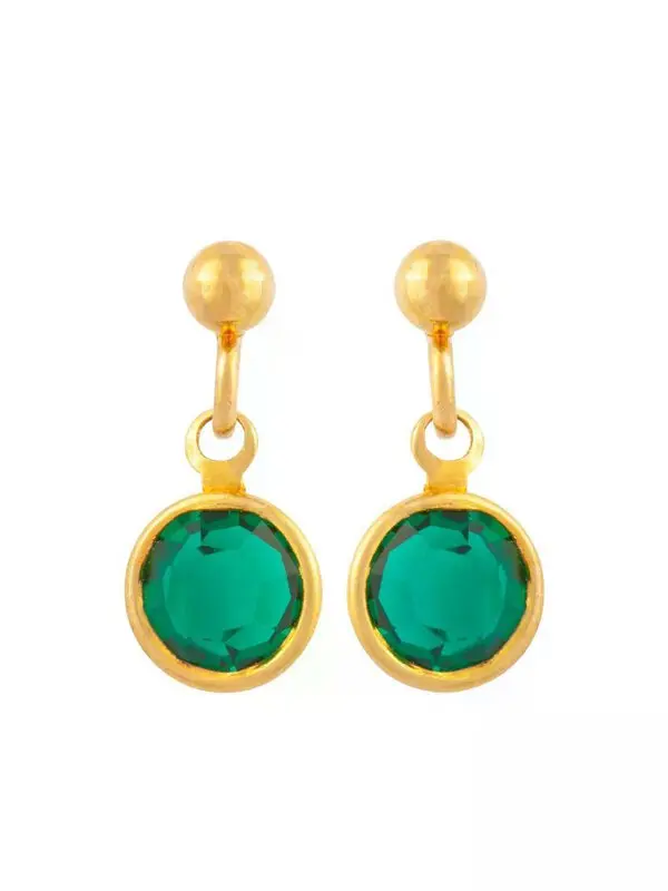 SUSAN CAPLAN 1980 Rediscovered Drop Earrings - Gold