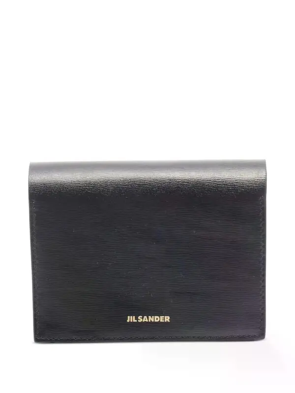 JIL SANDER 2020s Leather Wallet - Black