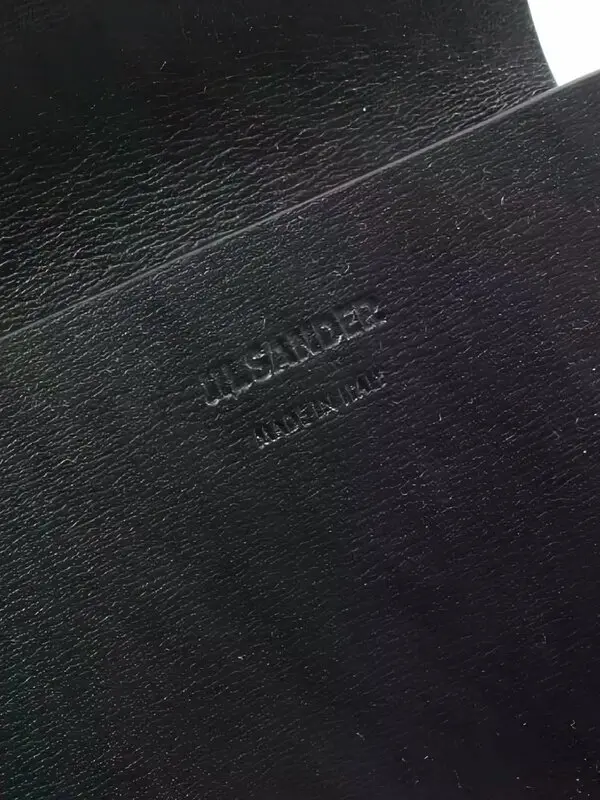 JIL SANDER 2020s Leather Wallet - Black