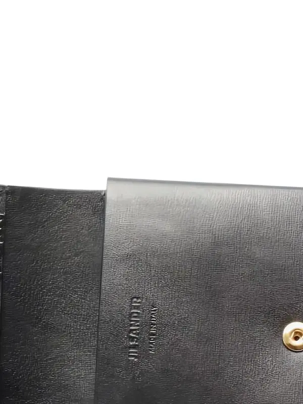 JIL SANDER 2020s Leather Wallet - Black