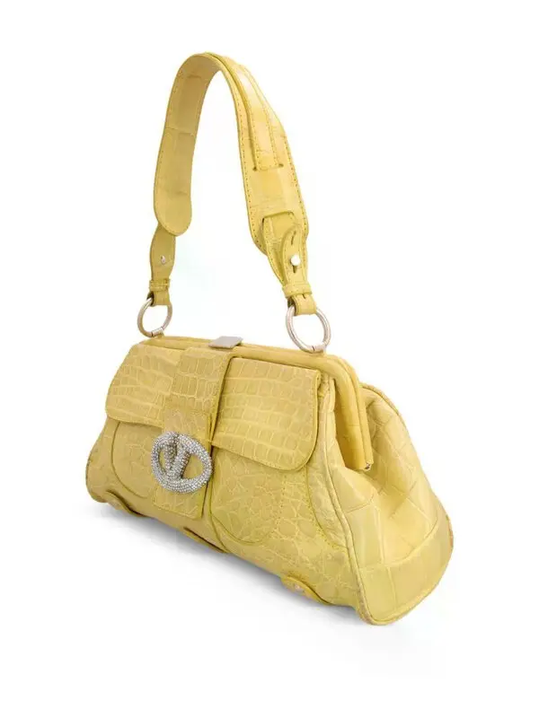 Valentino Garavani 2000 Crocodile-embossed Shoulder Bag