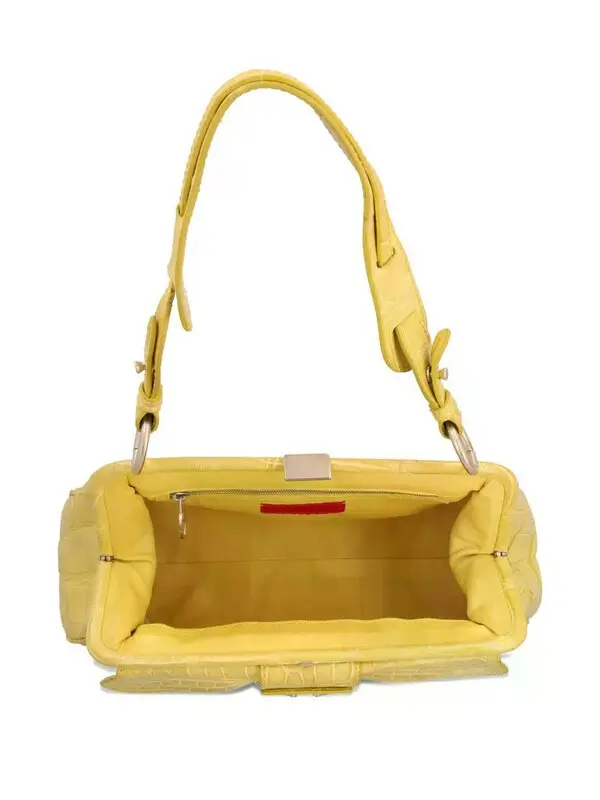 Valentino Garavani 2000 Crocodile-embossed Shoulder Bag