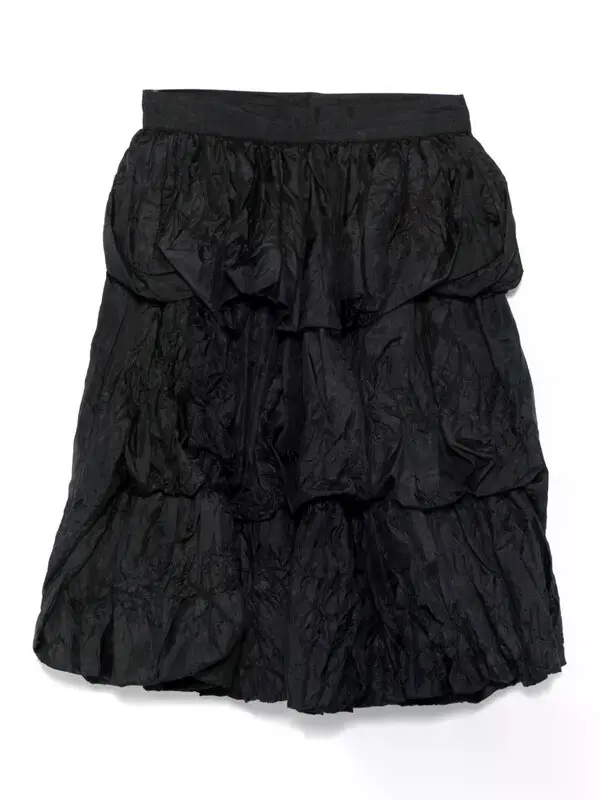Versace 1990s Ruffled Mini Skirt