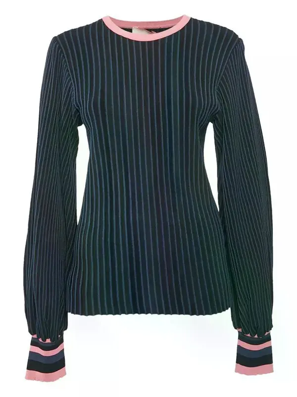 ROKSANDA Ribbed Striped Top