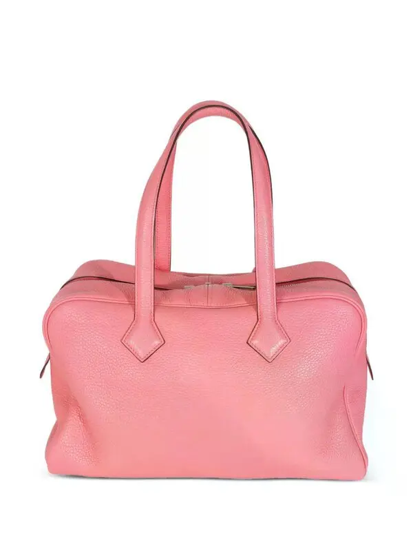 Hermès Victoria Ii 35 Padlock-detail Tote Bag - Pink