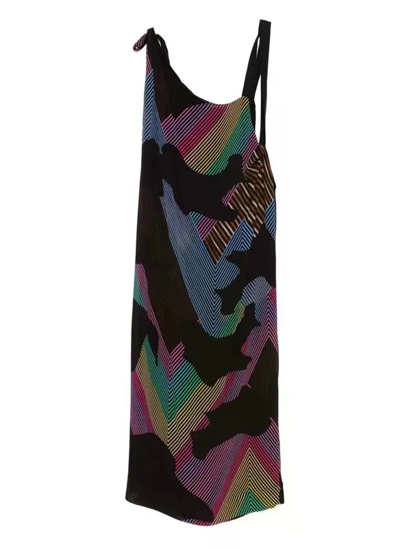 VIVIENNE WESTWOOD 2017 Asymmetric Printed Dress