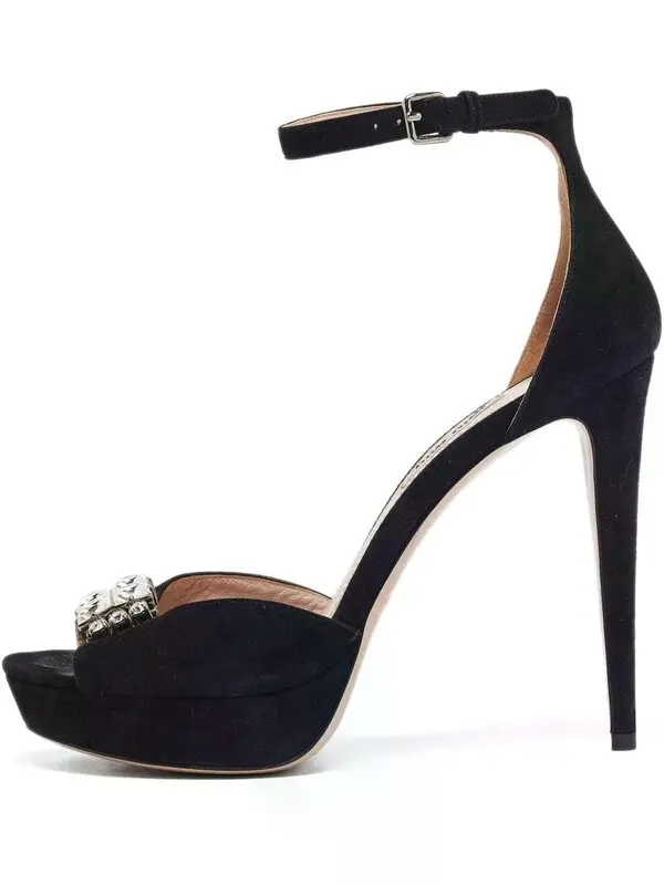 Miu Miu 130mm Leather Heeled Sandals