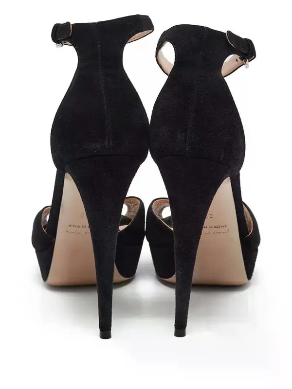 Miu Miu 130mm Leather Heeled Sandals