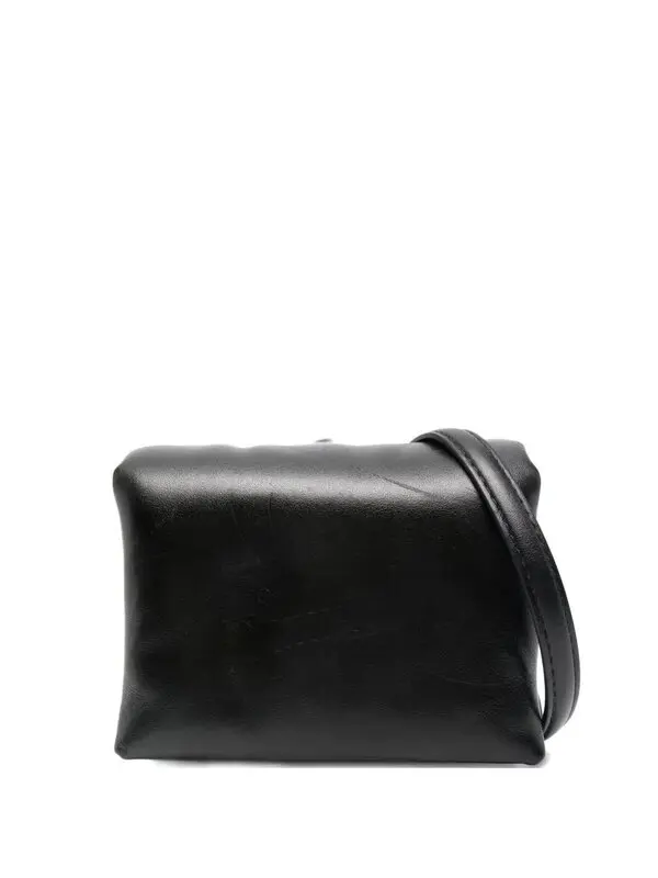 Marni Prisma Leather Clutch Bag - Black