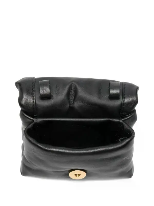 Marni Prisma Leather Clutch Bag - Black