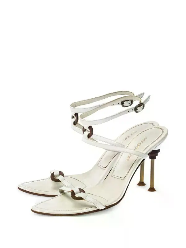 SERGIO ROSSI 95mm Leather Sandals