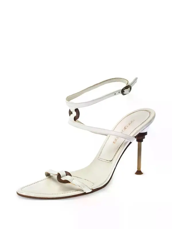 SERGIO ROSSI 95mm Leather Sandals