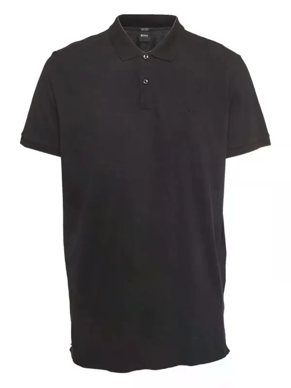 BOSS Pre-owned Piqué Polo Shirt - Black