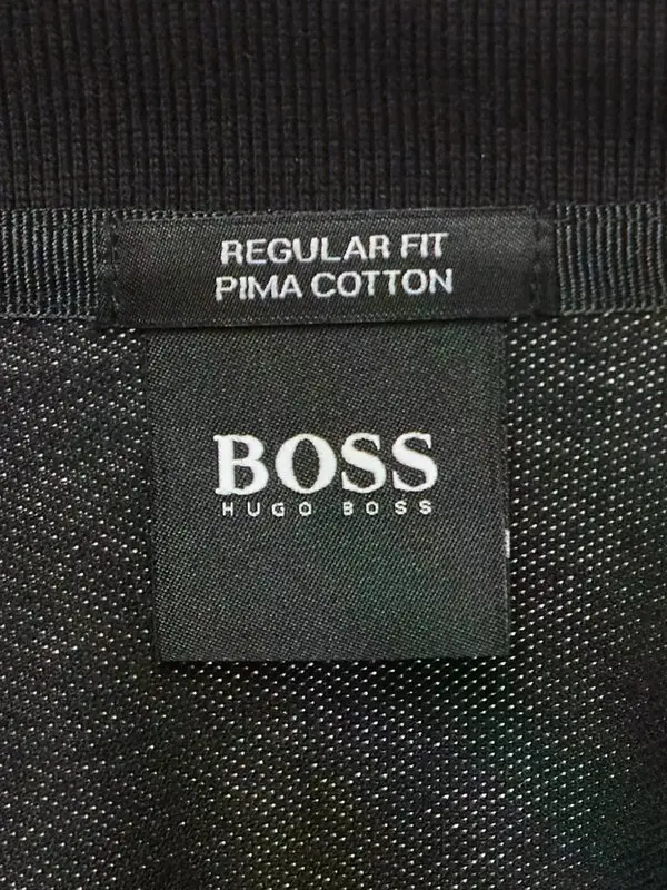 BOSS Pre-owned Piqué Polo Shirt - Black