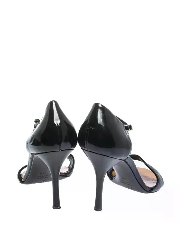 GIUSEPPE ZANOTTI 95mm Patent Leather Buckle Sandals