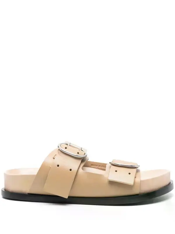 JIL SANDER Leather Sandals