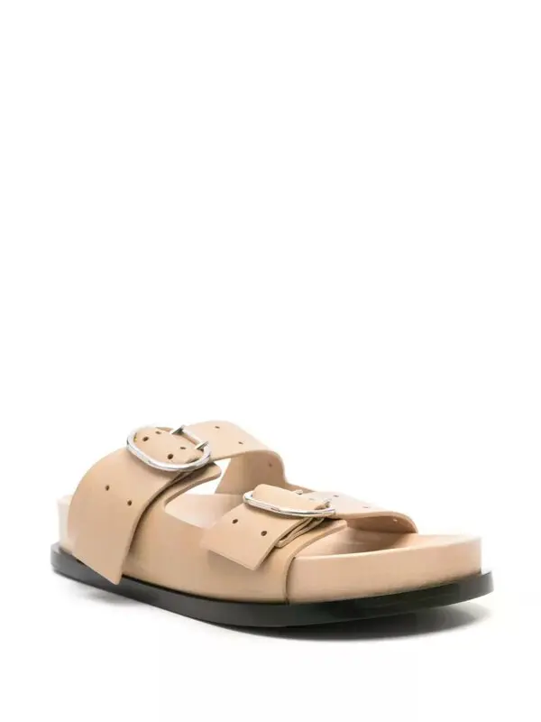 JIL SANDER Leather Sandals