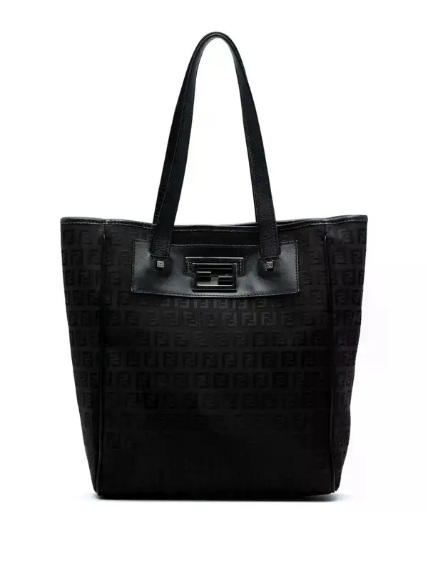 Fendi 2000-2010 Zucchino Canvas Tote Bag