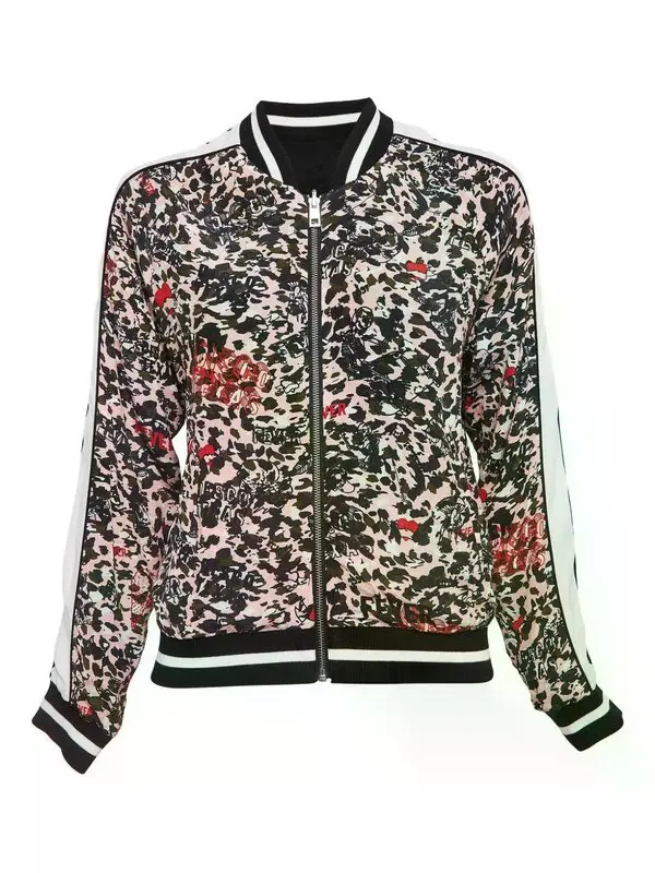 Zadig&Voltaire Abstract-pattern Print Jacket - Black