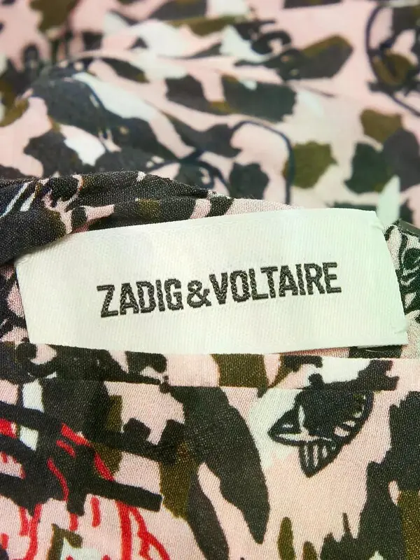 Zadig&Voltaire Abstract-pattern Print Jacket - Black