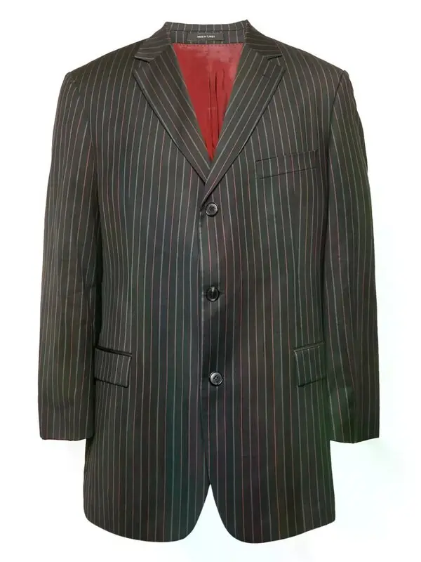 BOSS Pinstripe Gabardine Blazer - Black