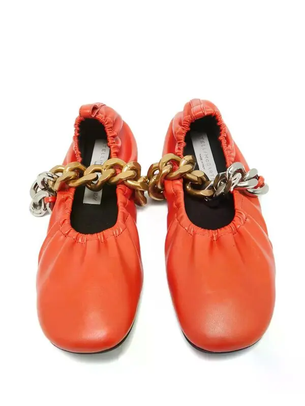 Stella McCartney Falabella Chain-detail Ballet Flats