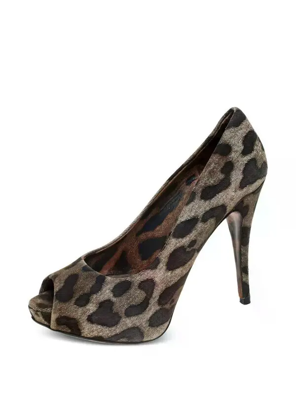 Dolce & Gabbana 115mm Leopard-print Sandals