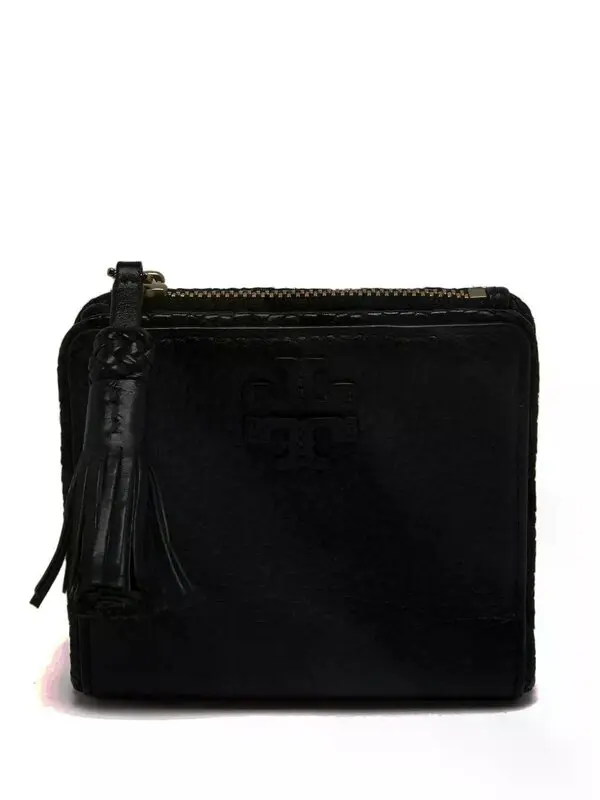 Tory Burch Pre-owned Textured Leather Wallet - Black