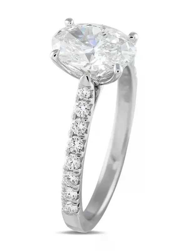 LB EXCLUSIVE 14k White Gold Diamond Ring - Silver
