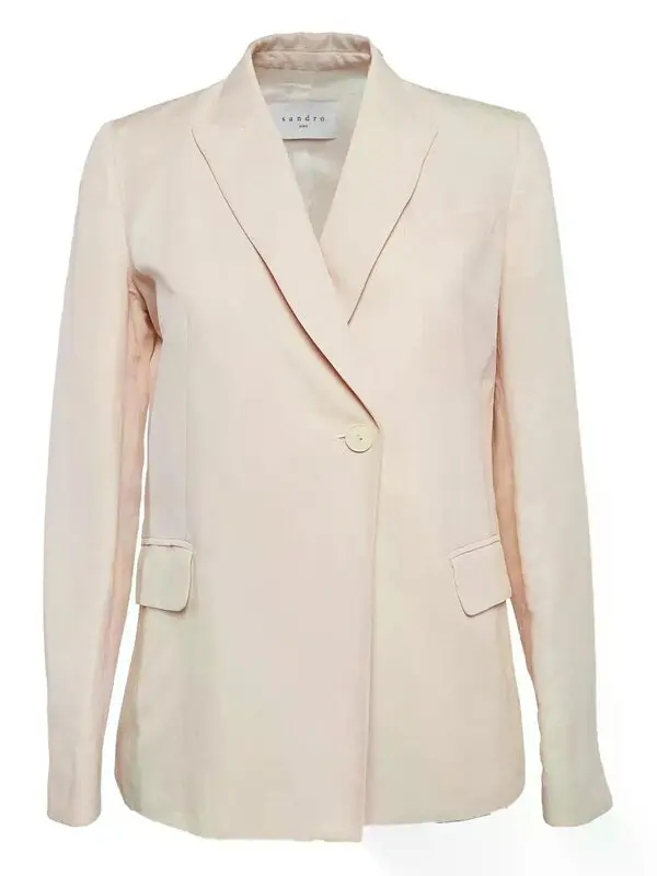Sandro Long-sleeved Blazer - Pink