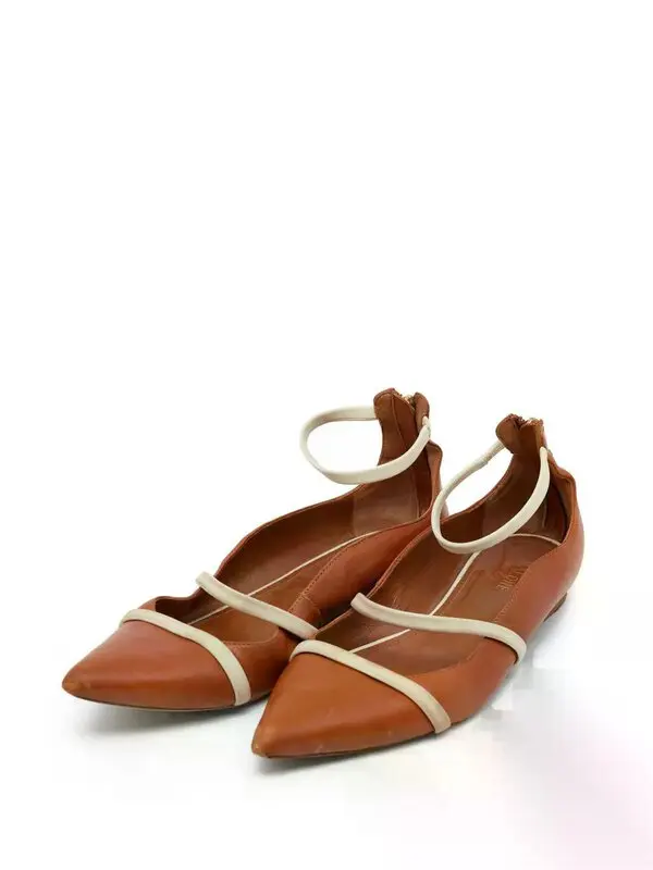 MALONE SOULIERS Leather Ballet Flats