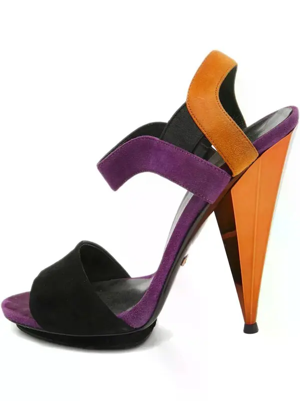 Gucci 120mm Suede Heeled Sandals