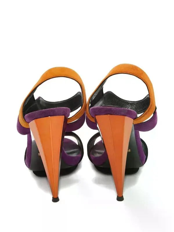 Gucci 120mm Suede Heeled Sandals