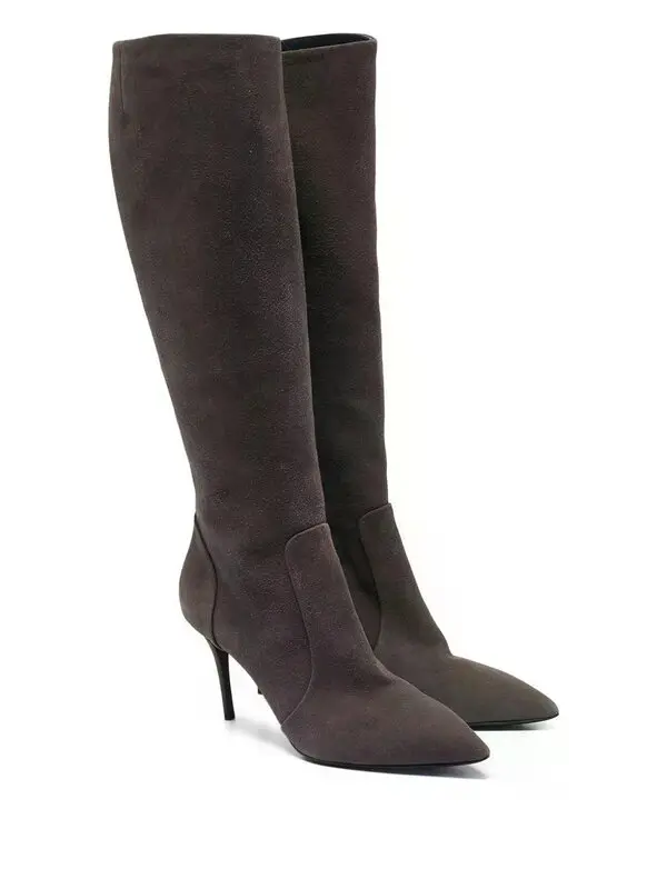 GIUSEPPE ZANOTTI Pointed-toe Knee-high Boots