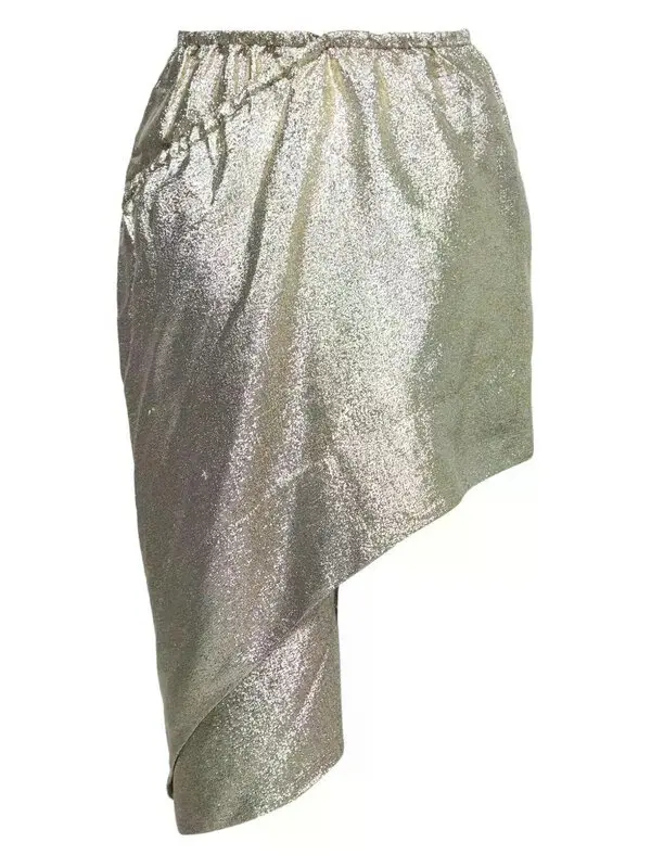Stella McCartney Metallic Asymmetric Skirt