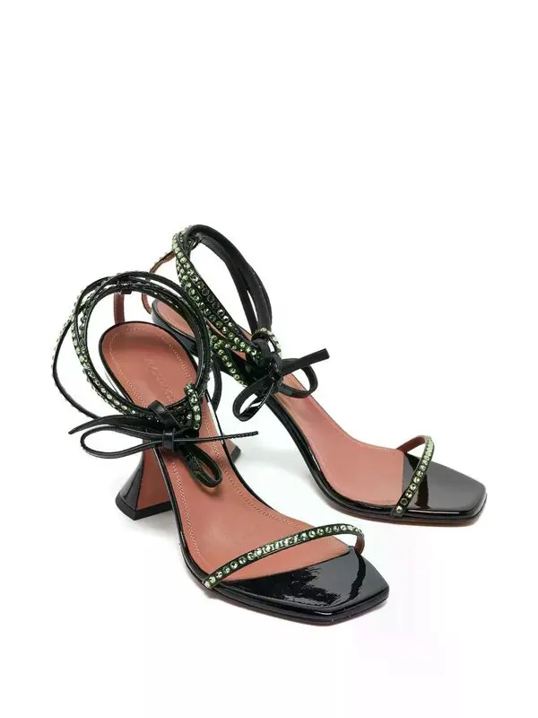 Amina Muaddi 95mm Crystal-embellished Sandals