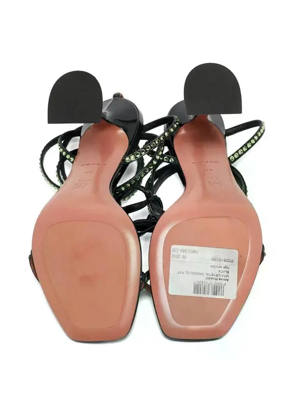 Amina Muaddi 95mm Crystal-embellished Sandals