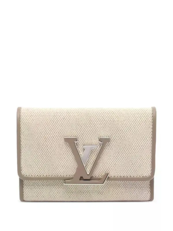 LOUIS VUITTON 2021 Canvas Leather Wallet - Neutrals