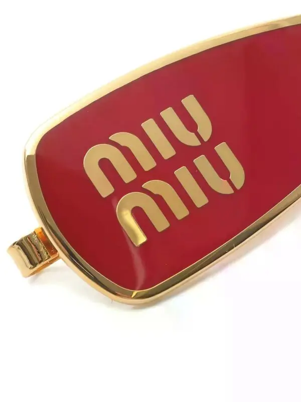 Miu Miu Logo Hairpin