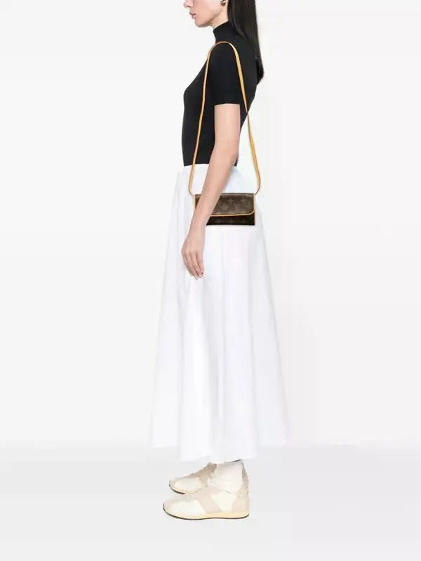 LOUIS VUITTON Monogram Pochette Twin Pm Crossbody Bag