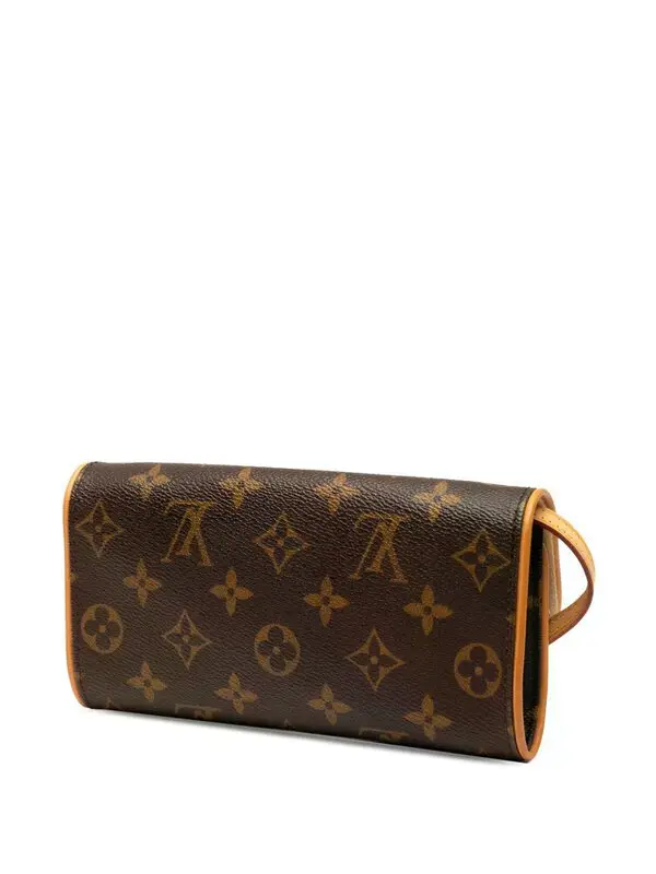 LOUIS VUITTON Monogram Pochette Twin Pm Crossbody Bag
