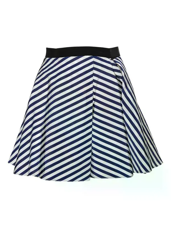 Balenciaga Striped Mini Skirt