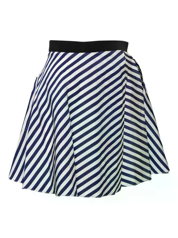 Balenciaga Striped Mini Skirt