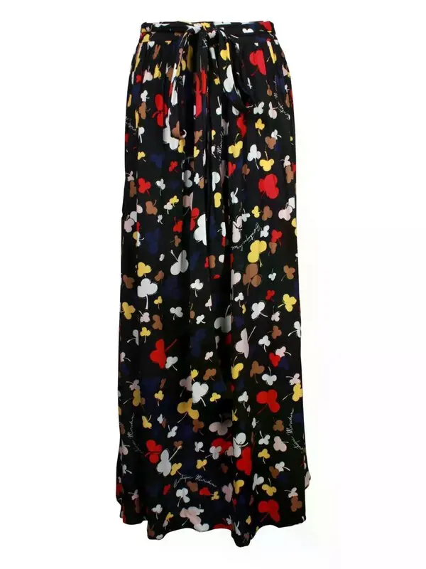 Moschino Floral Print Maxi Skirt