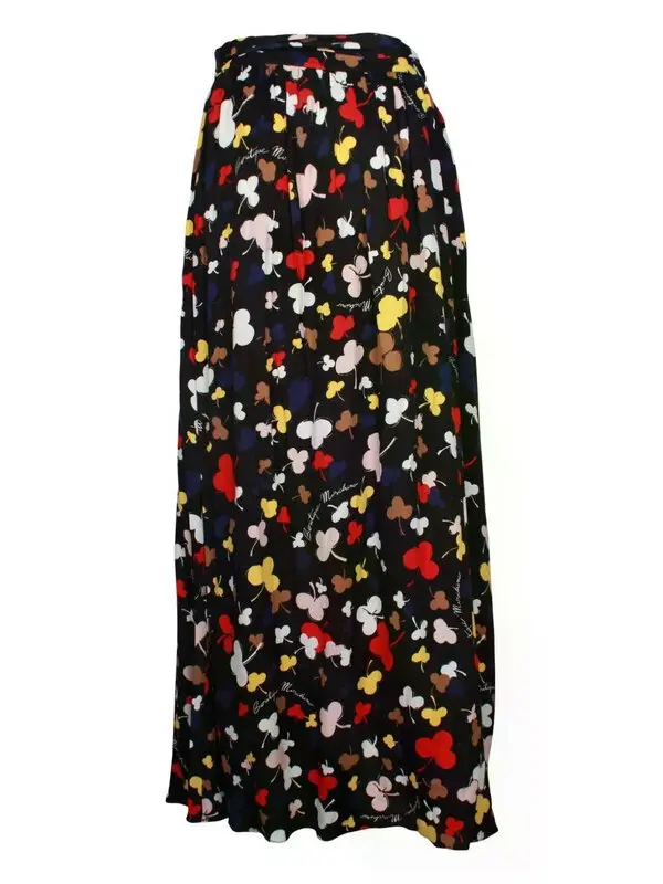 Moschino Floral Print Maxi Skirt